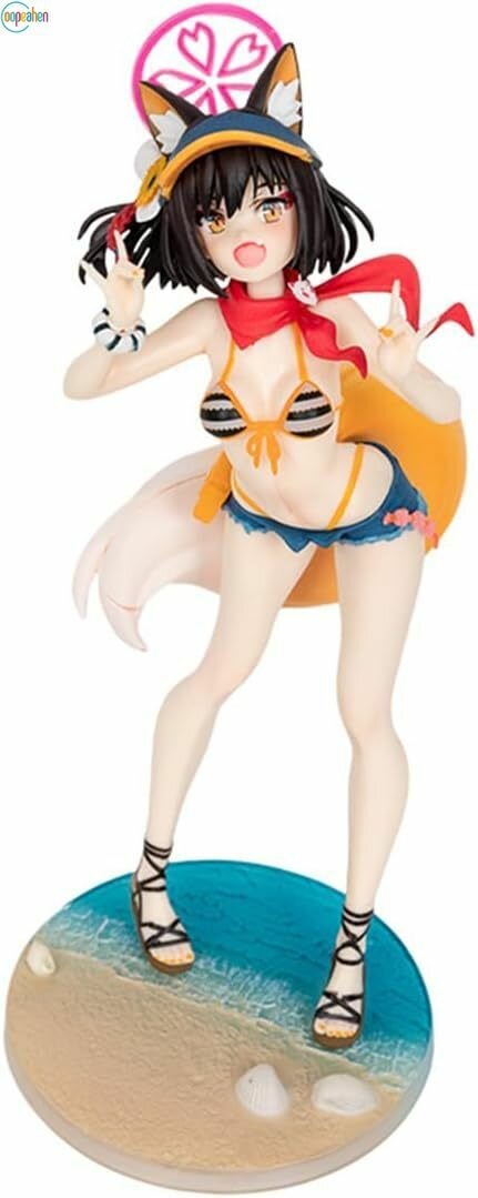 Фигурка Куда Изуна в купальнике из игры Blue Archive, масштаб 1/7, персонаж из ПВХ, настольный орнамент