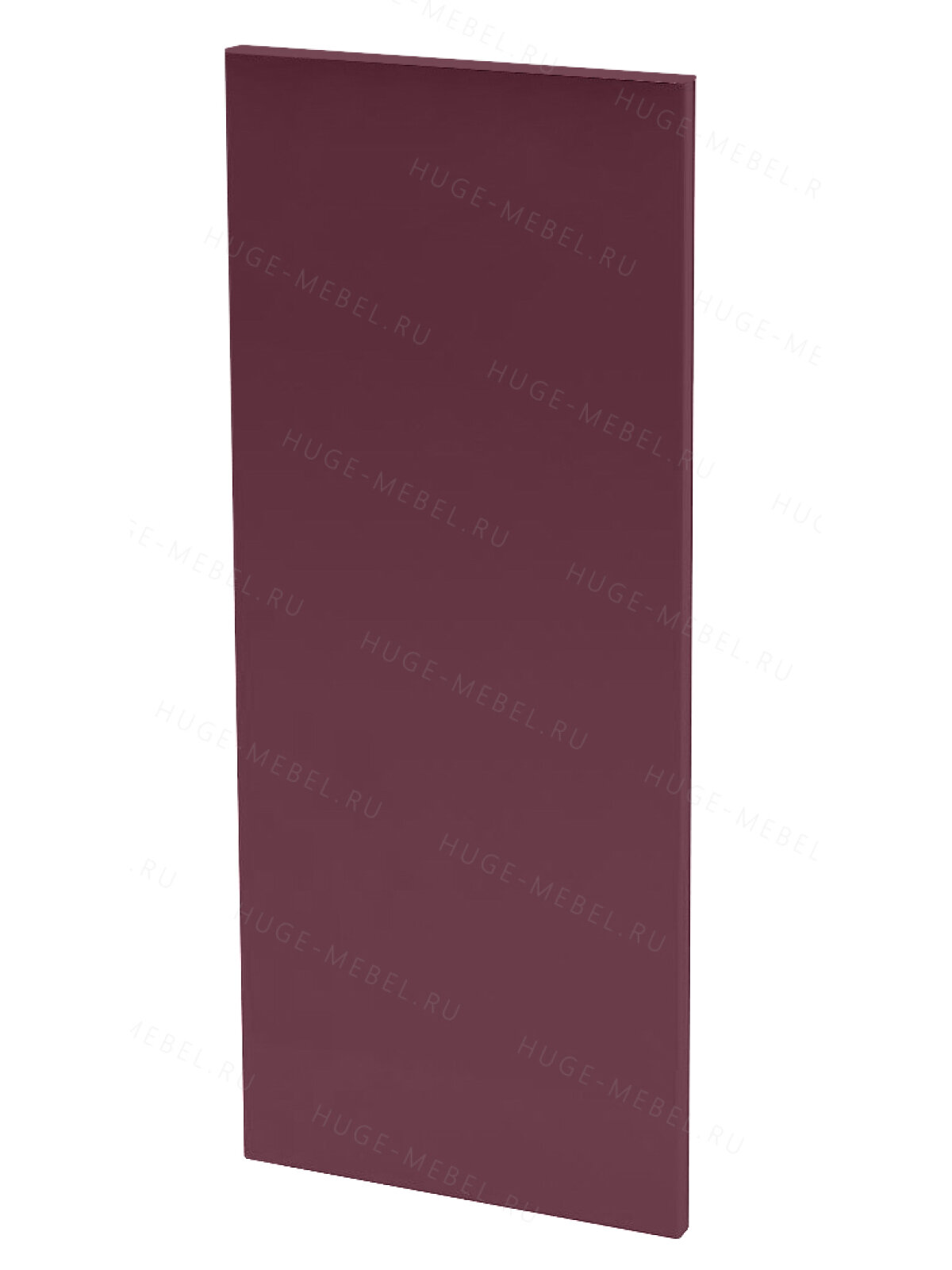 Кухонный фасад Ф-210 бордо глянец (Ксения) Huge Mebel. Ширина 296 Высота 916. Кухонные фасады
