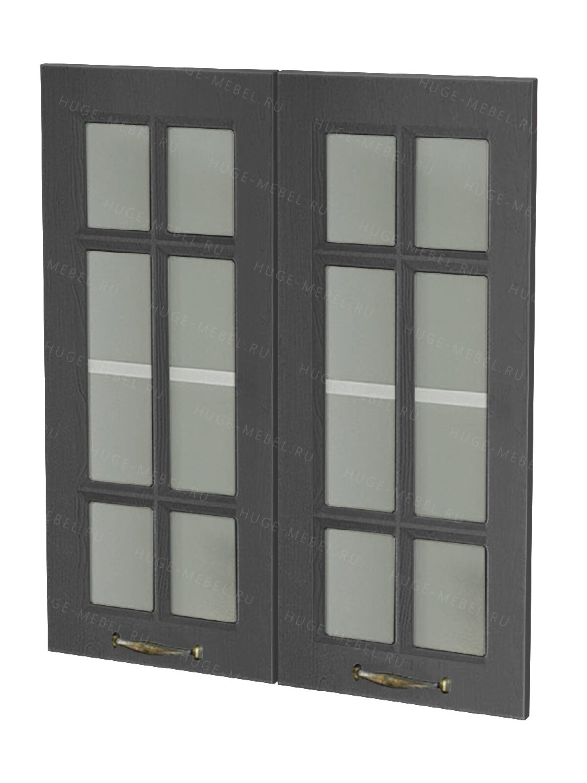 Кухонный фасад Ф-245 графит (Мария) Huge Mebel. Ширина 592 Высота 916. Кухонные фасады