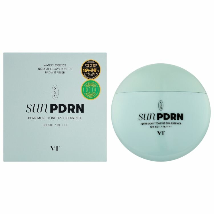 VT COSMETICS PDRN SUN ESSENCE SPF50+ PA++++ Антивозрастная Солнцезащитная эссенция с веганским пдрн, 50г