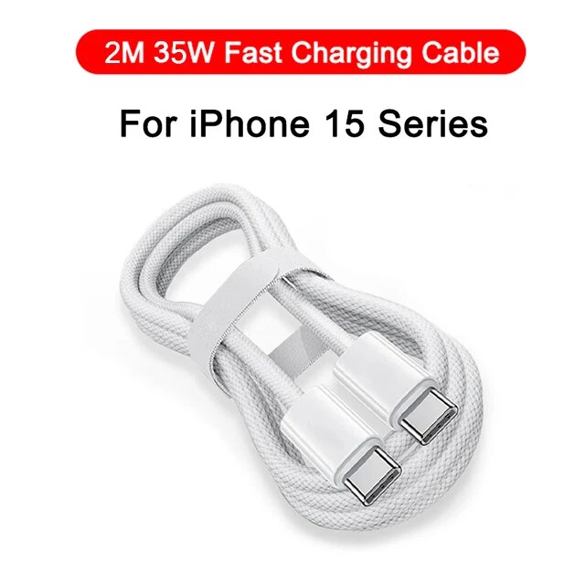 Кабель USB-C 2м 35W для iPhone 15 Series