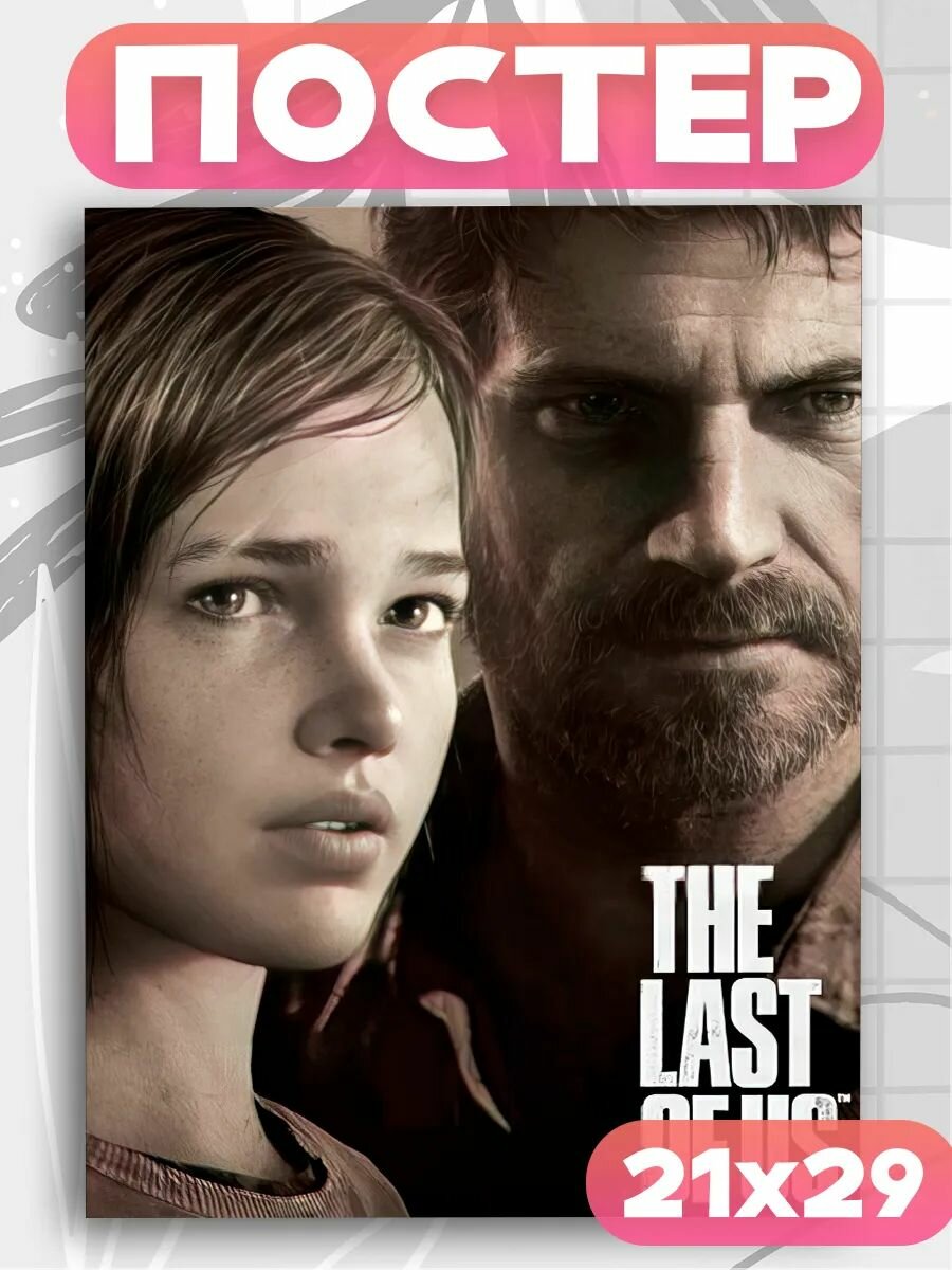 Постер на стену The last of us , плакат 1шт, А4 размер.