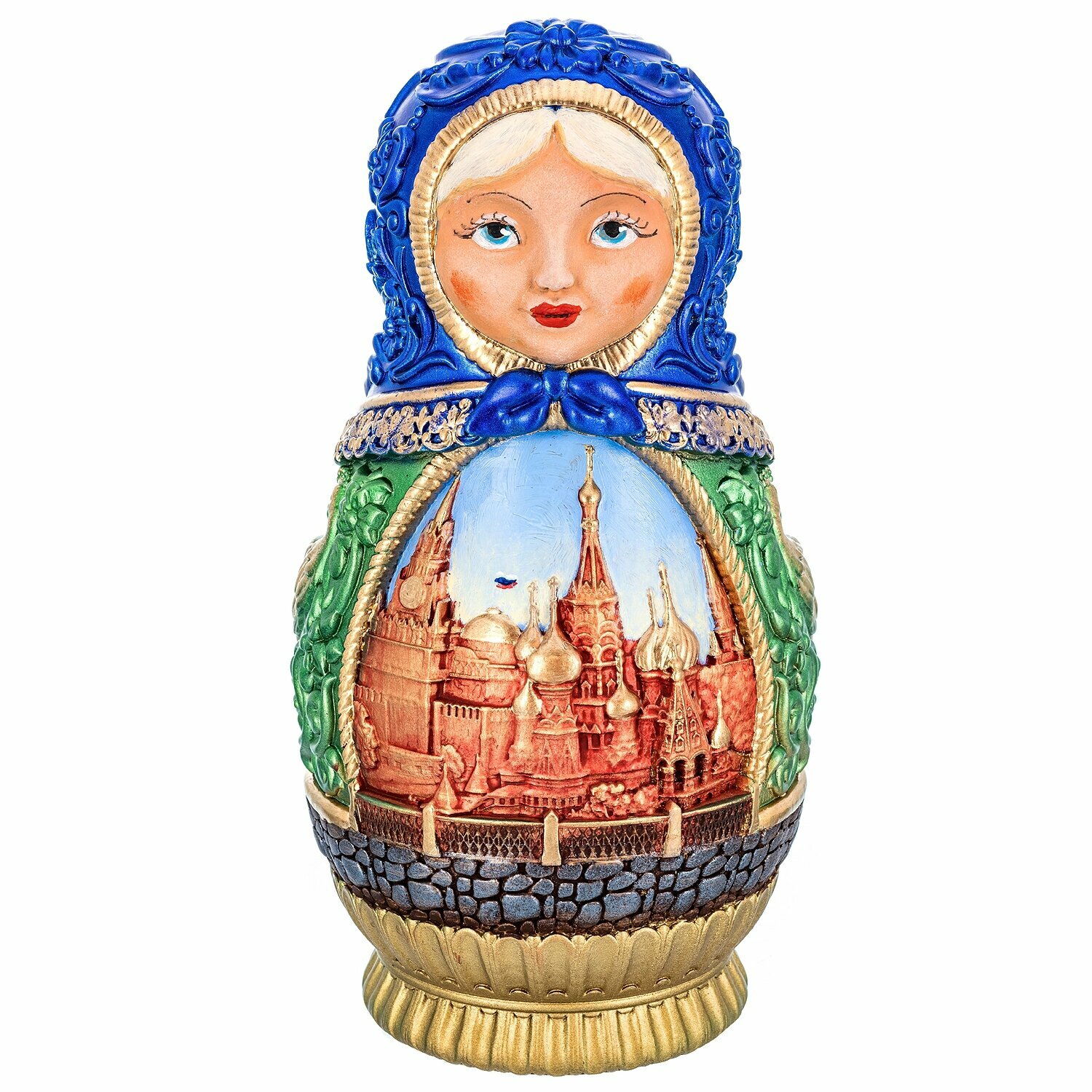 202689 Изделие из дерева / Матрешка-роспись 0,23*0,125*0,125