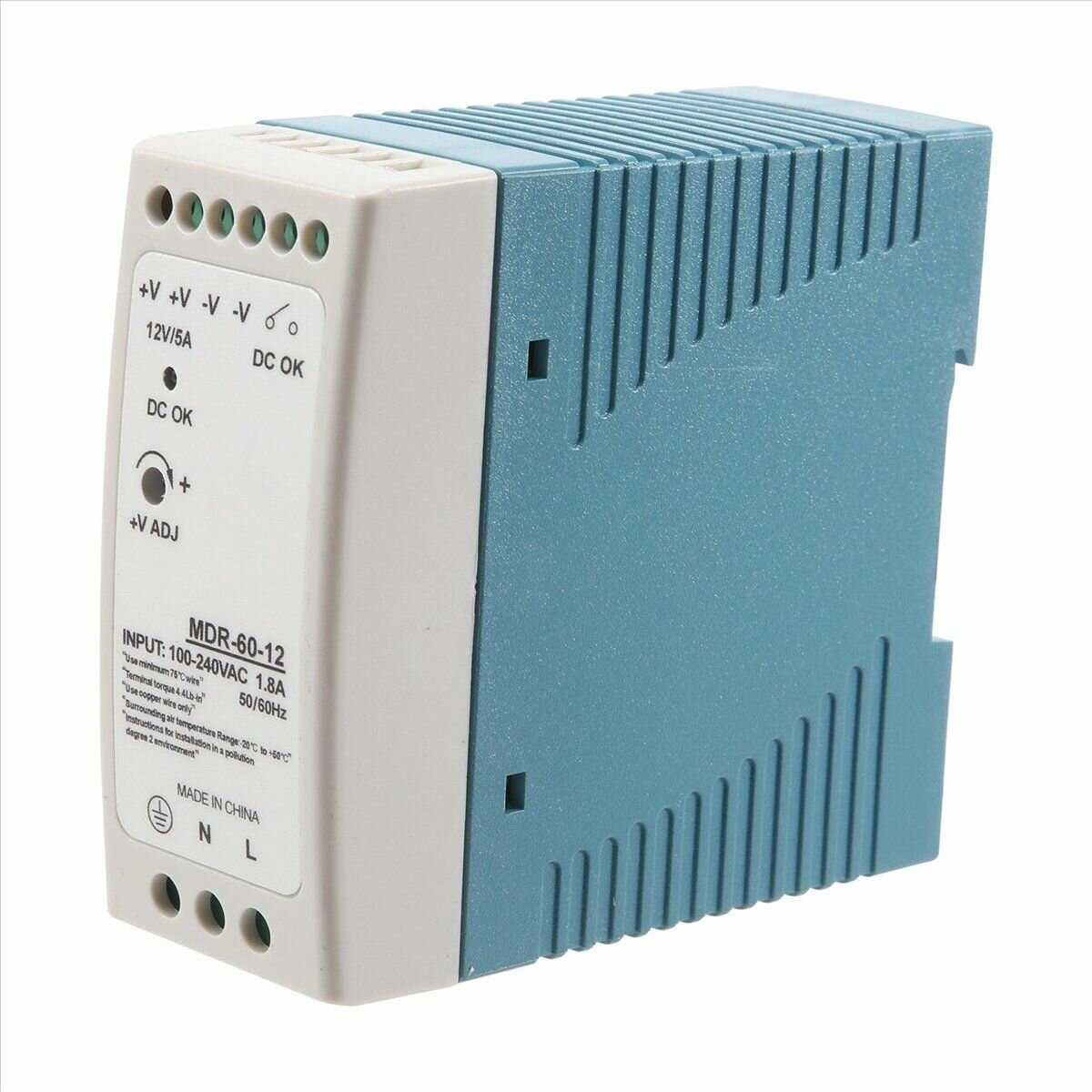 MDR-60 12V 60W Din Rail источник питания ac-dc драйвер регулятор напряжения 110V 220V
