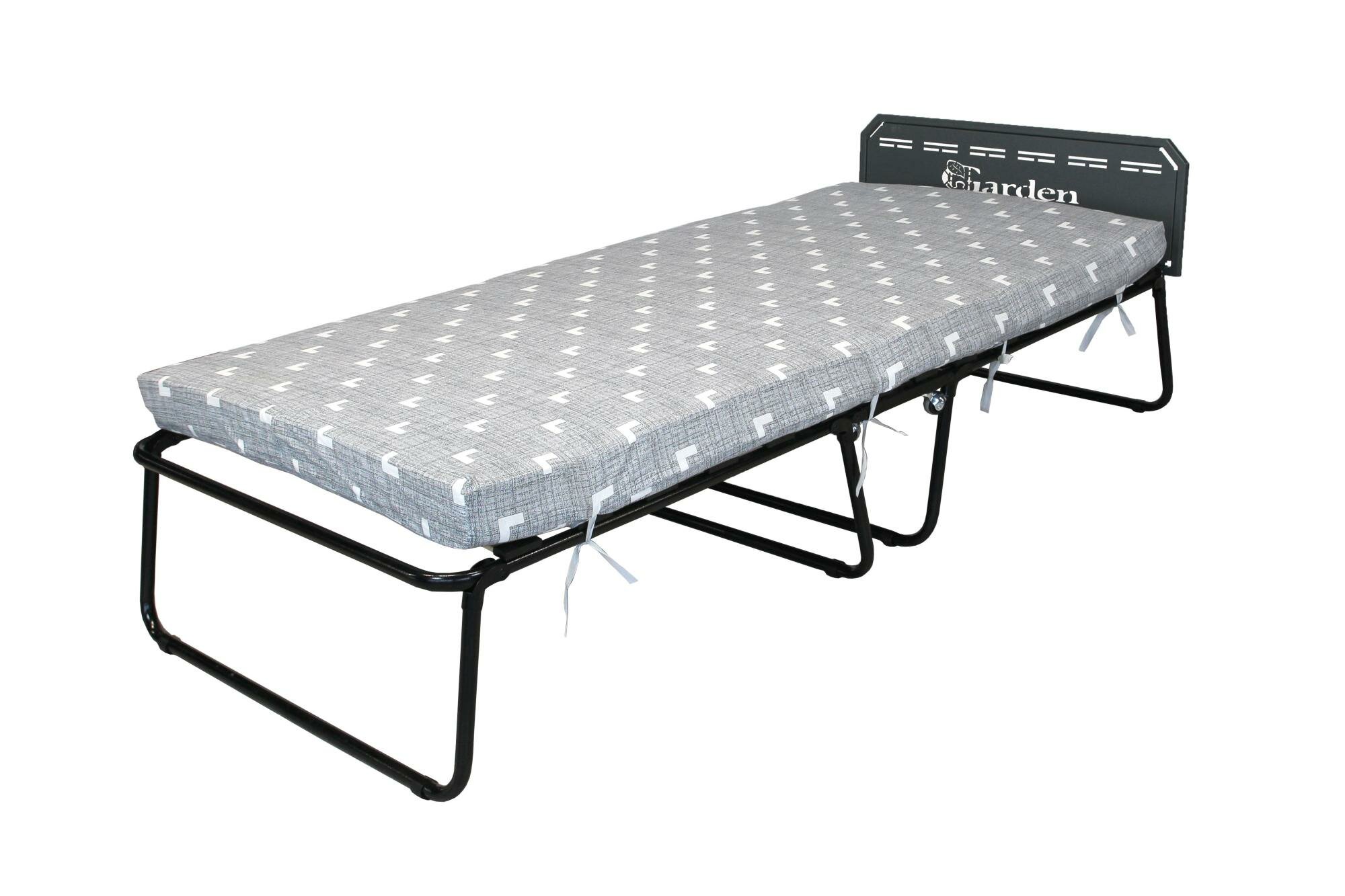 Кровать -тумба Отель 900 арт. РВ-900 Э90 (т) (цвет ткани серый рис. тетрис