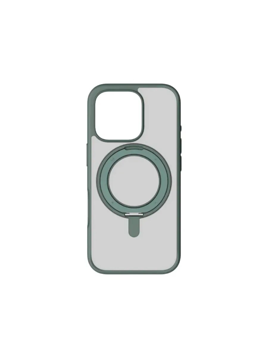 Чехол для iPhone 16 Pro 6.3" с кольцом-подставкой 360°