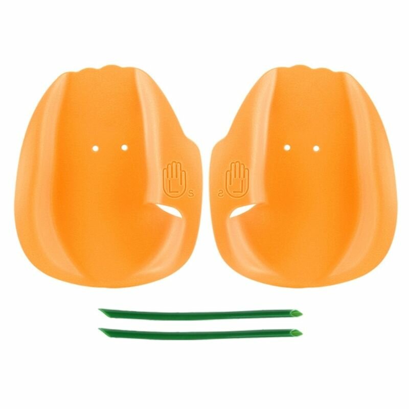 (пара) Ласты для плавания вольным стилем для взрослых/детей, для активного отдыха - оранжевый