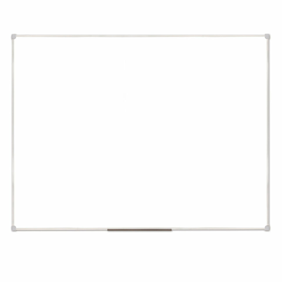 Доска магнитно-маркерная 90х120 см, ПВХ рамка, гарантия 10 ЛЕТ, россия, STAFF, 236159, 236159