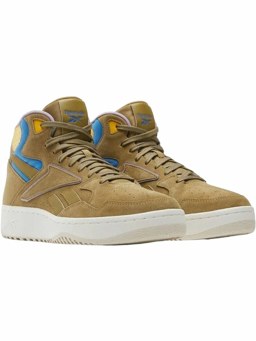Кеды Reebok ATR Chill Mid, полнота F, размер 8 US, Коричневый/Золотой/Голубой — фото 1