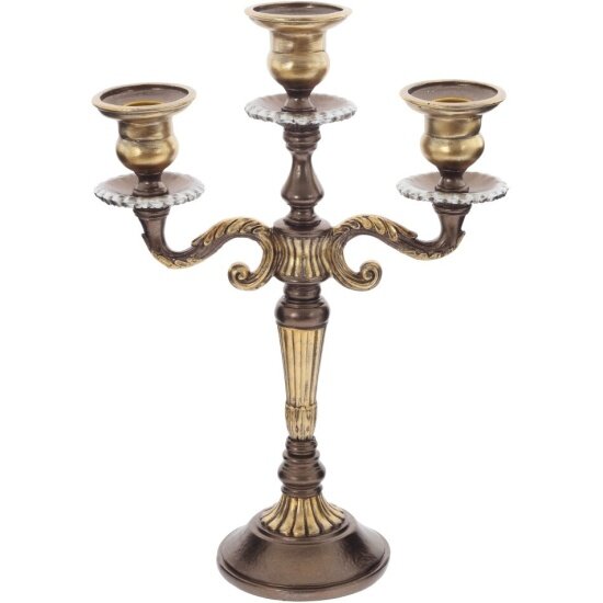 Подсвечник Remeco Collection для трех свечей, L23 W11 H33,5 см (818912)