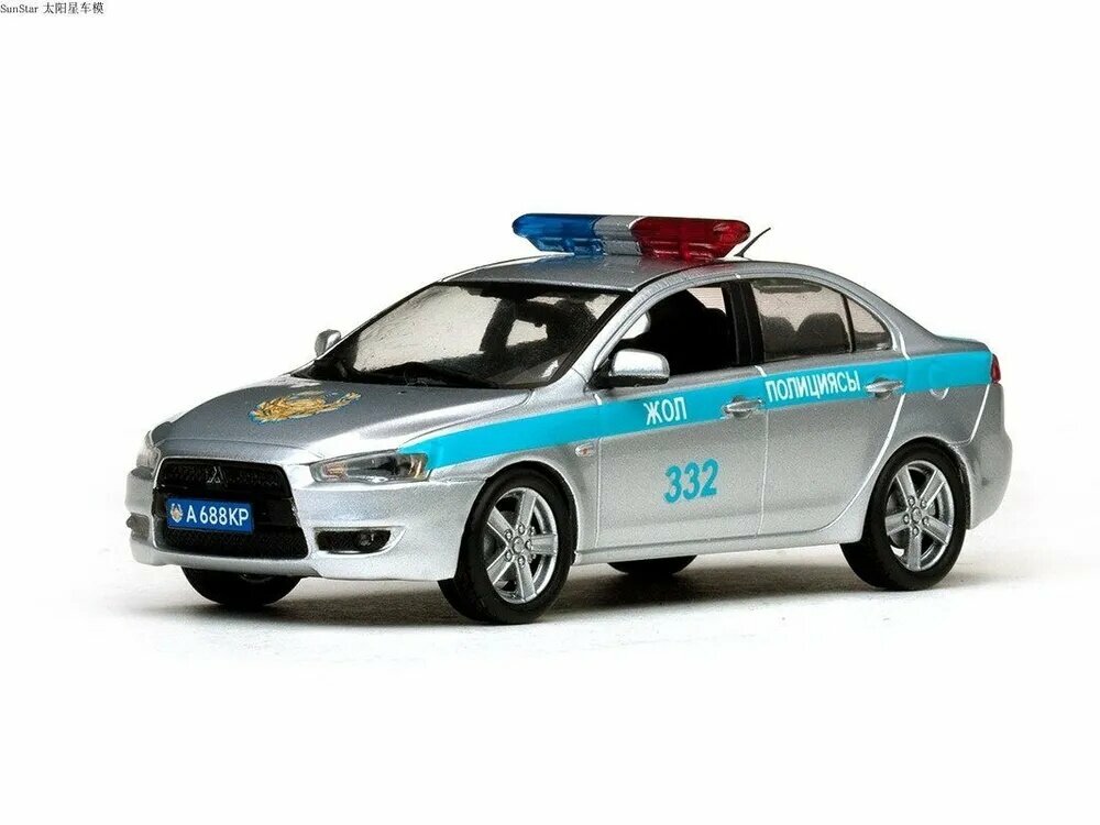 Модель автомобиля Vitesse Alloy: Mitsubishi в масштабе 1:43 Коллекция полицейских автомобилей из разных стран