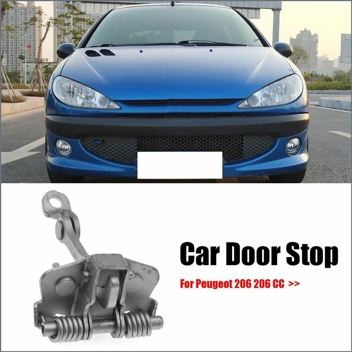 Ограничитель двери передний Peugeot 206, 9181C8, вес 206 г