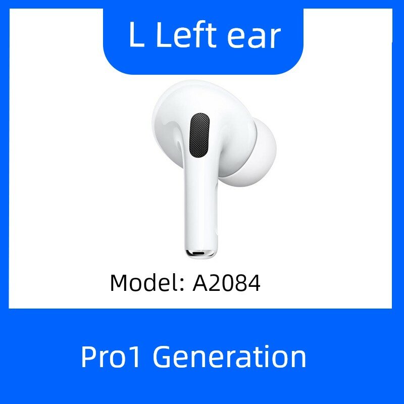 Оригинальный наушник AirPods Pro 1 для левого уха, беспроводной Bluetooth, шумоподавление