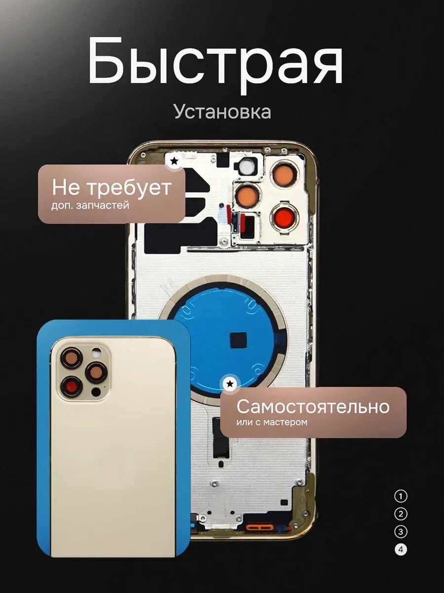 Корпус для iPhone 12 Pro Max + проклейки — фото 1