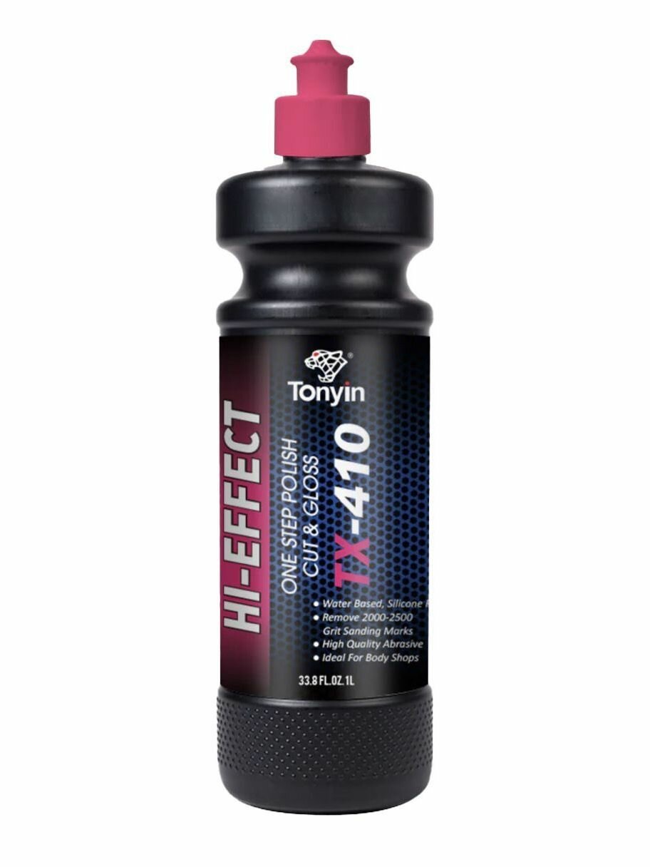 Одношаговая полировальная паста ONE STEP POLISH (CUT, GLOSS, WAX) TX410A TONYIN, 500 мл.
