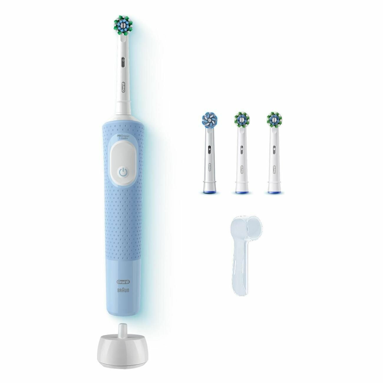 Электрическая зубная щетка Oral-B D103.423.3+Нас. EB50RX CrosAct 2шт+колп д/н