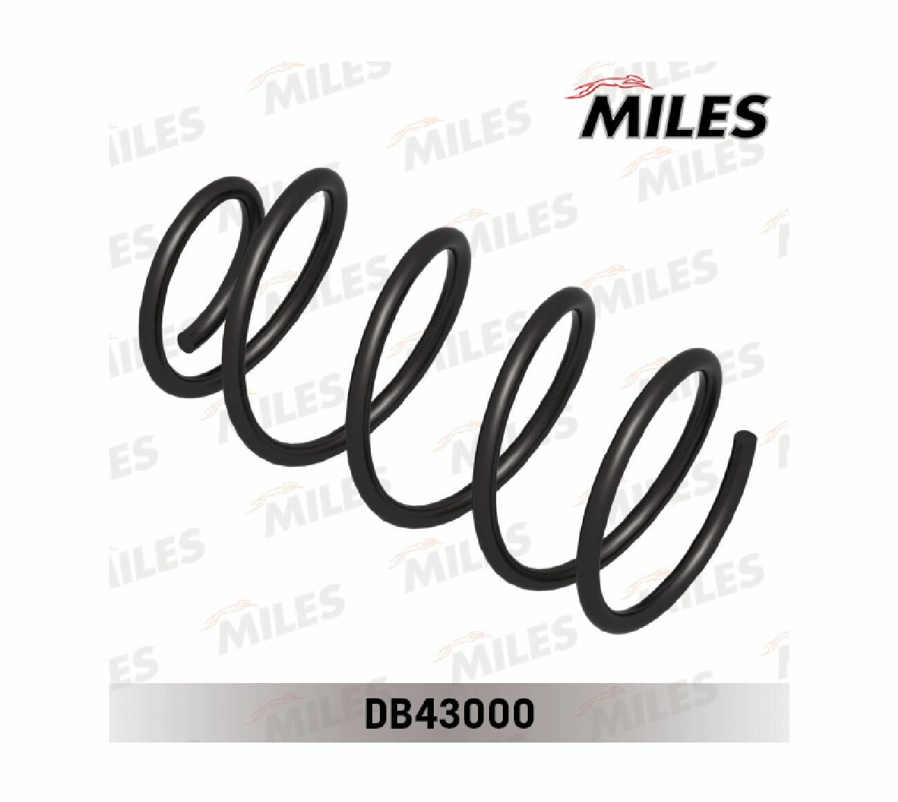 Пружина подвески FORD FOCUS II 1.4/1.6 04- передняя DB43000, MILES DB43000
