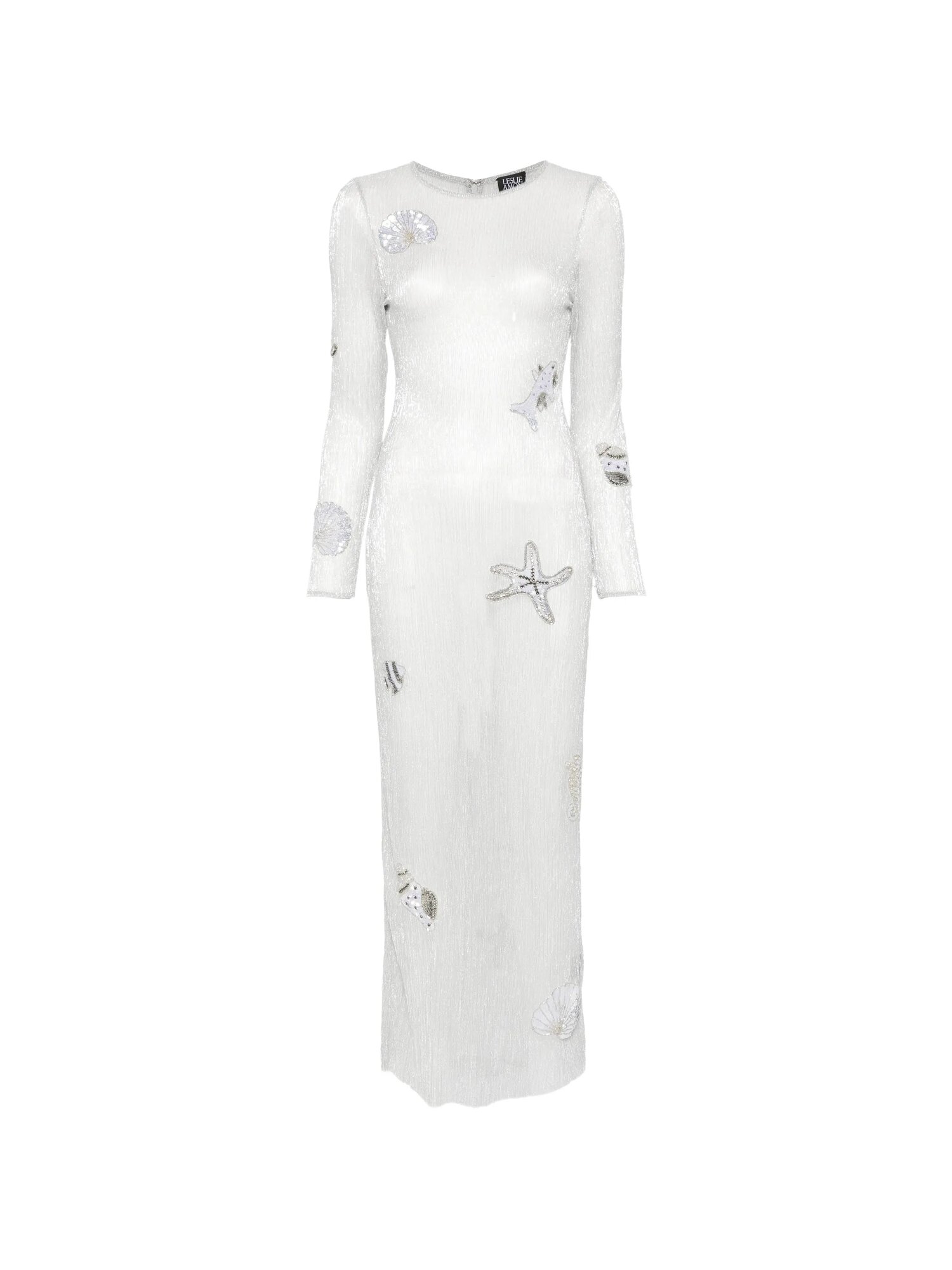 Платье Sea shell-patch maxi dress