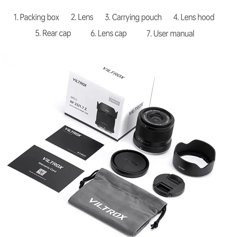 Объектив Viltrox AF 25MM F1.7 APS-C Фудзи ХФ