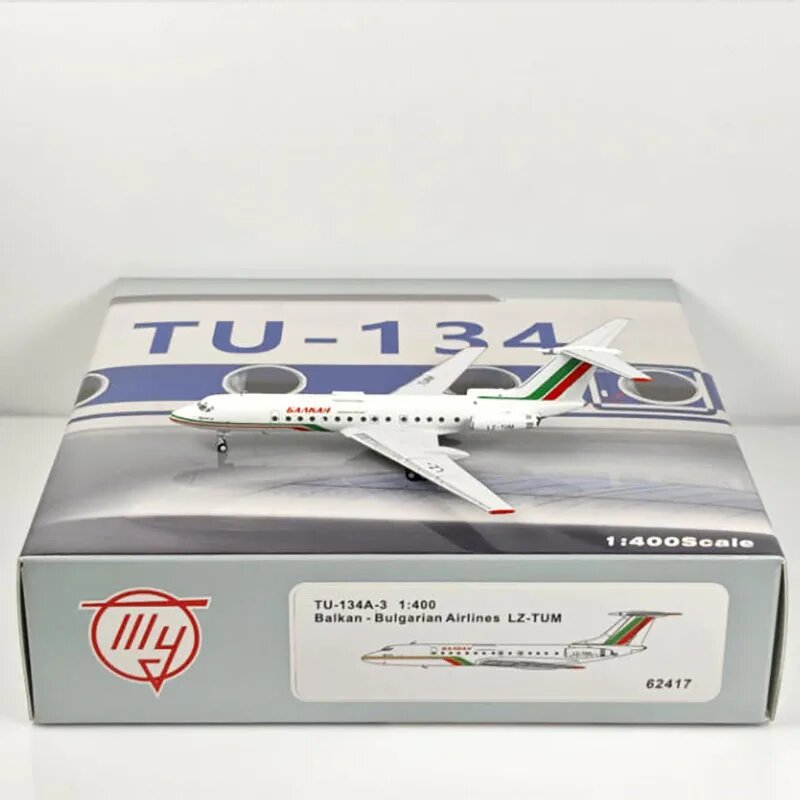 Модель самолета HYINUO Ту-134А 1:400