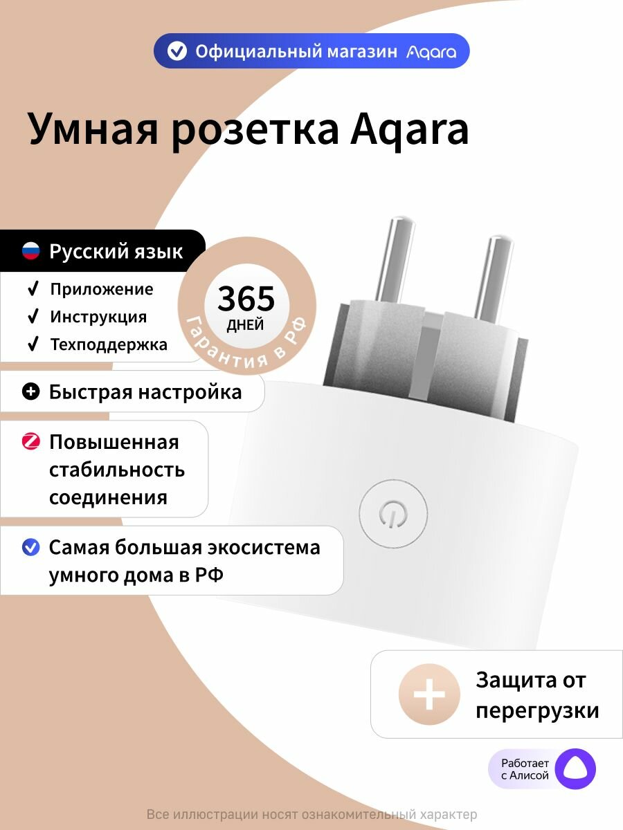 Aqara Умная розетка SP-EUC01