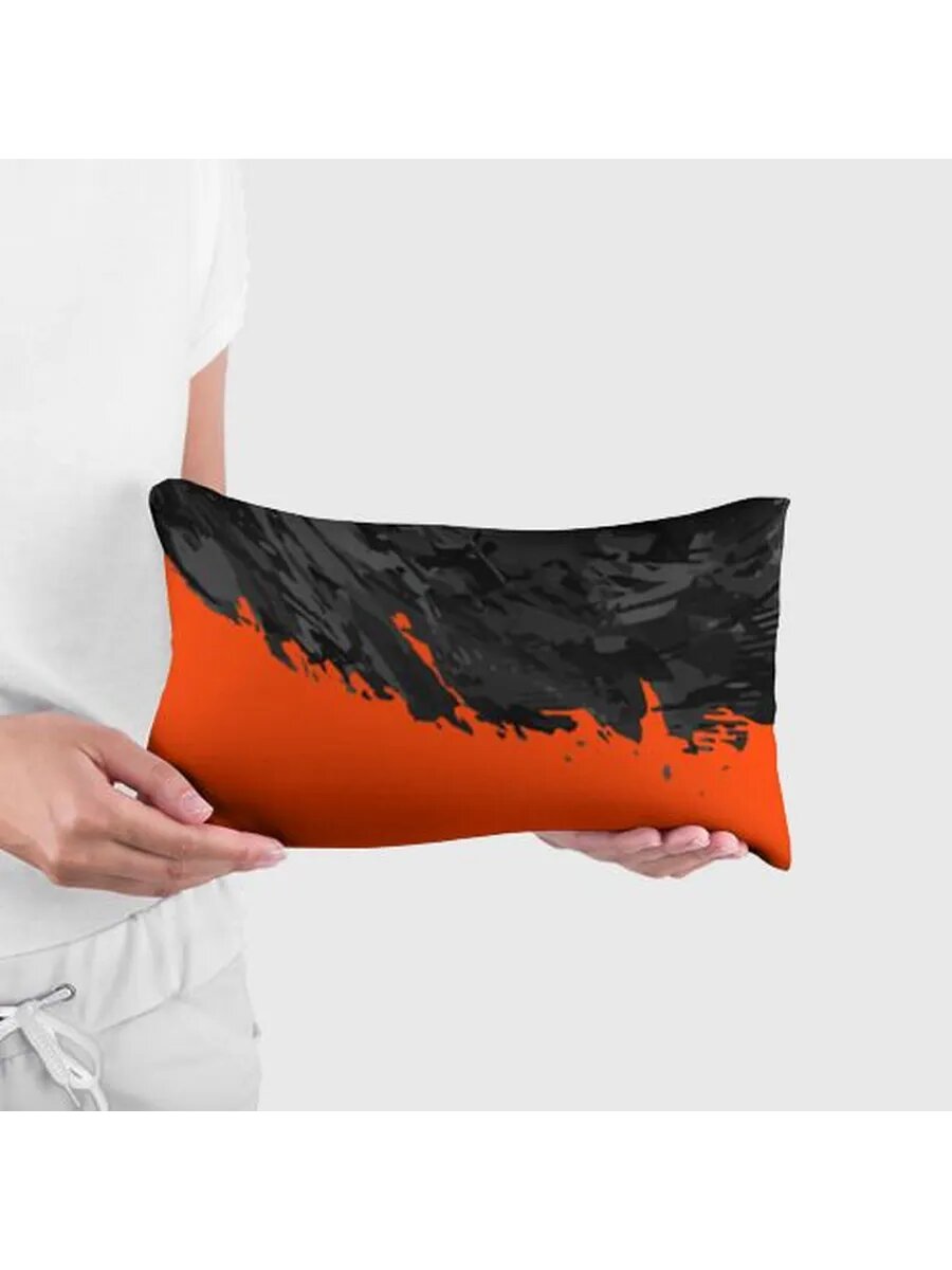 Black & orange Подушка — фото 1