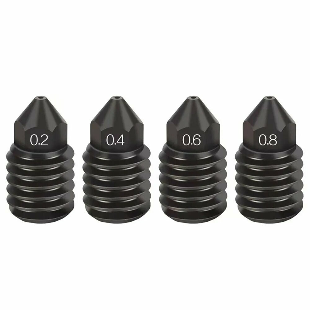 Для Сопла Для Bambu Lab A1/H2D/ Min Из Закаленной Стали 0,2 0,4 0,6 0,8 Мм