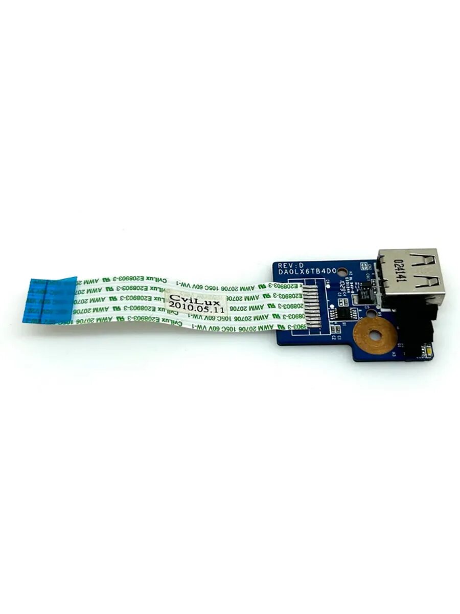 Плата USB разъема со шлейфом для ноутбука HP DV6-3057er