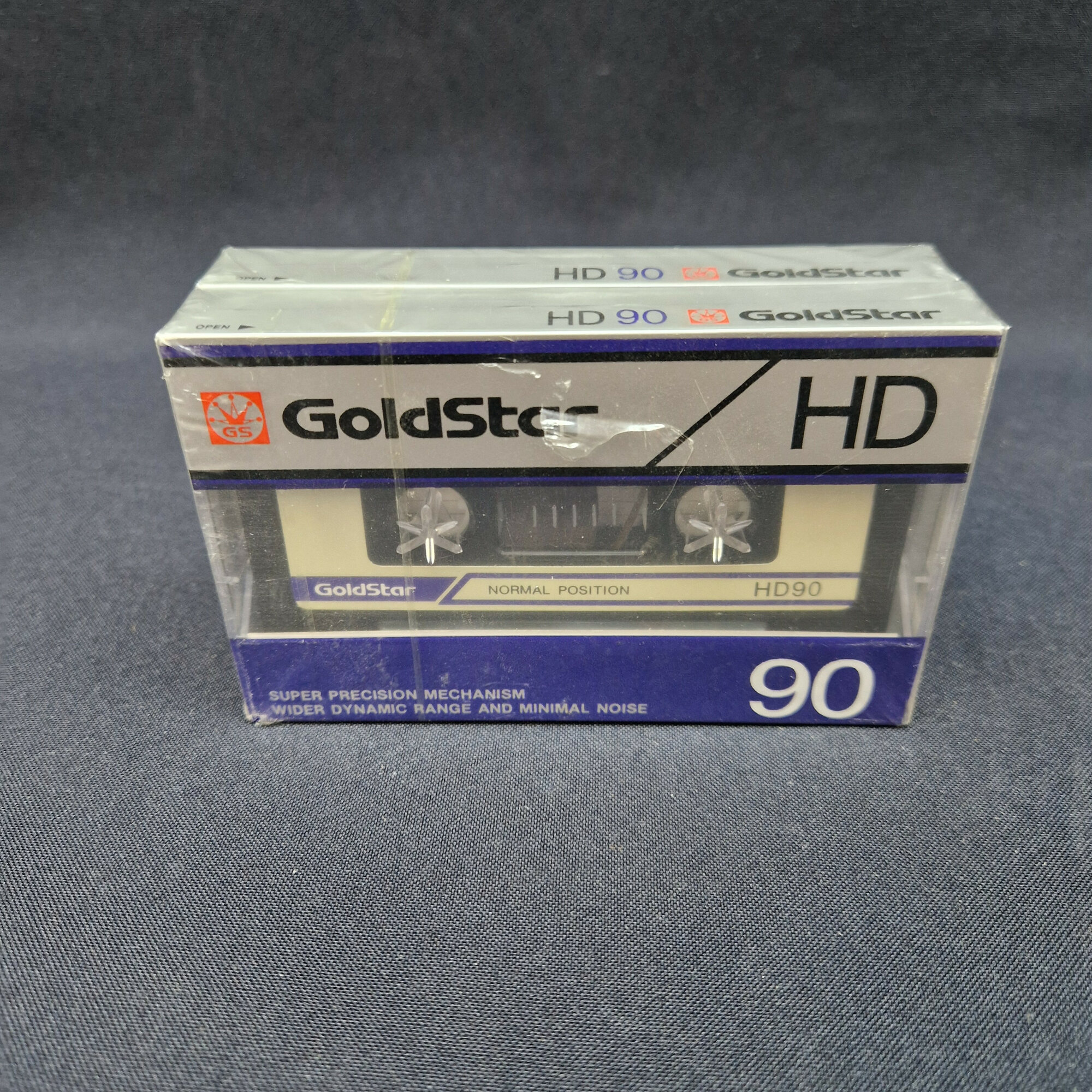 Аудиокассеты винтажные, СССР. Набор 2 шт, GoldStar HD90, 90 минут в упаковке