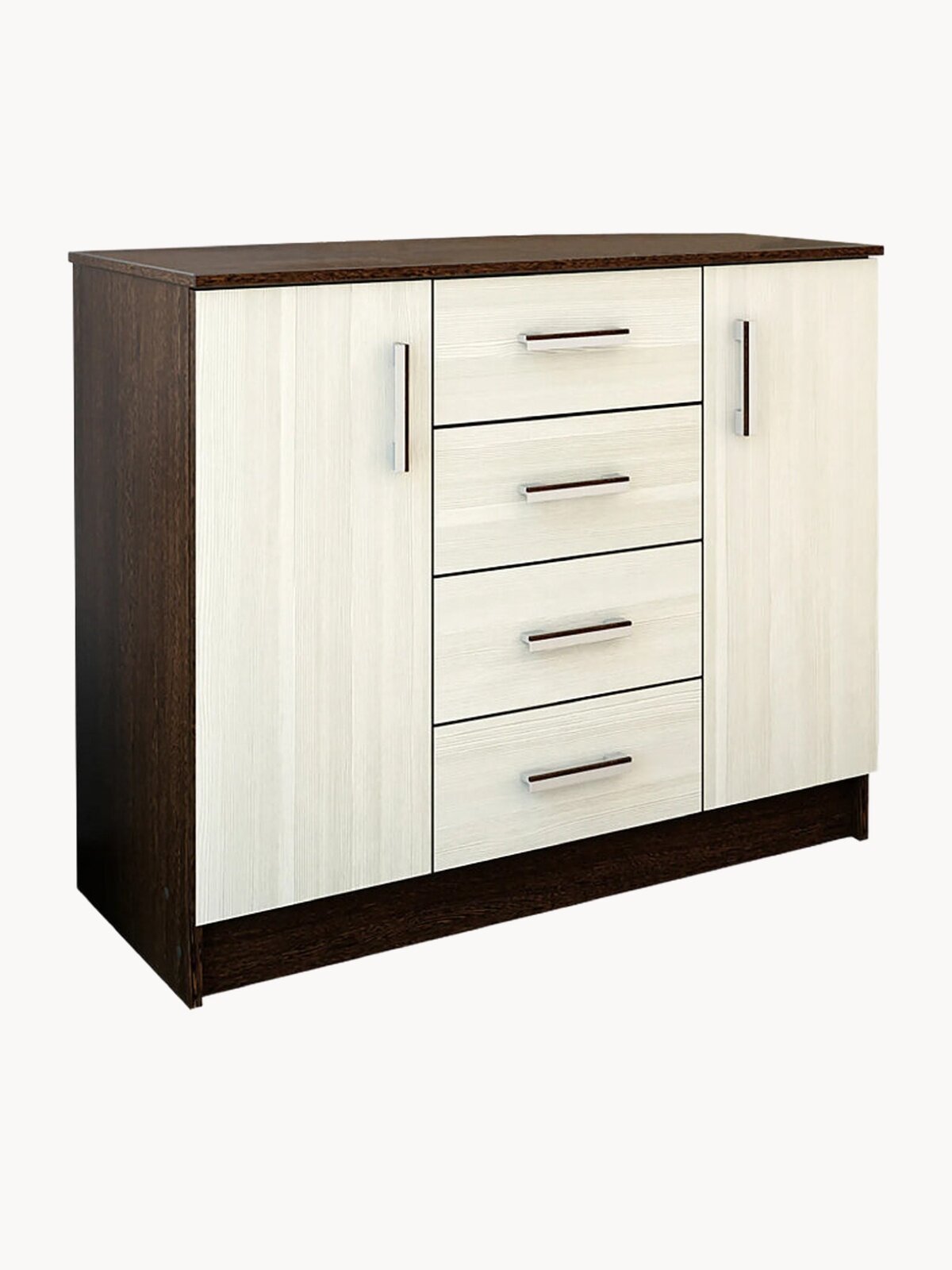 Комод для одежды в спальню Нонтон венге / лоредо, 100.6х43.2х82.6 см