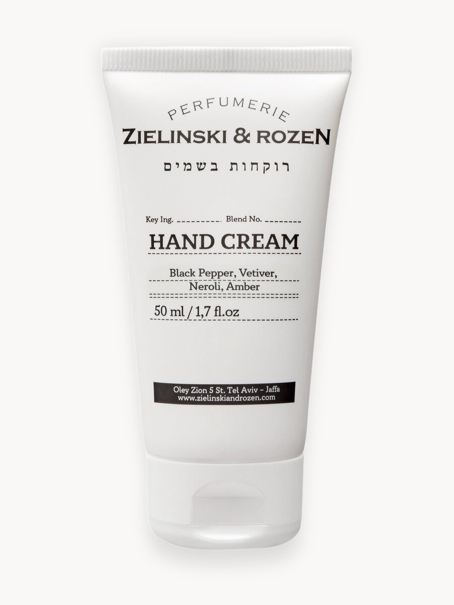 Zielinski & Rozen Крем для рук Черный перец, Ветивер, Нероли, Амбра 50мл