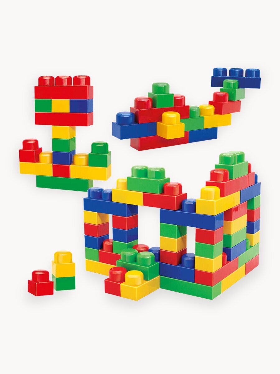 Развивающий конструктор BAUER "кроха", 99 деталей, для малышей от 1-го года