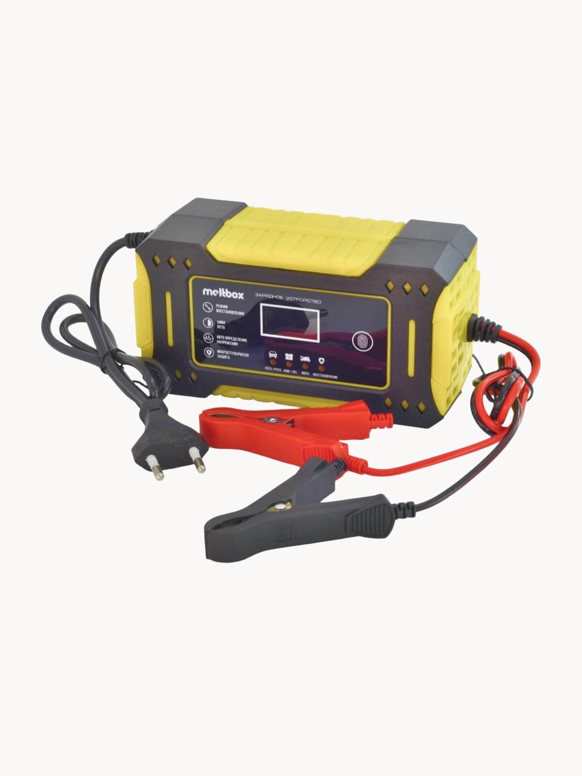 Автомобильное зарядное устройство для аккумулятора автоматическое (12В 6А)