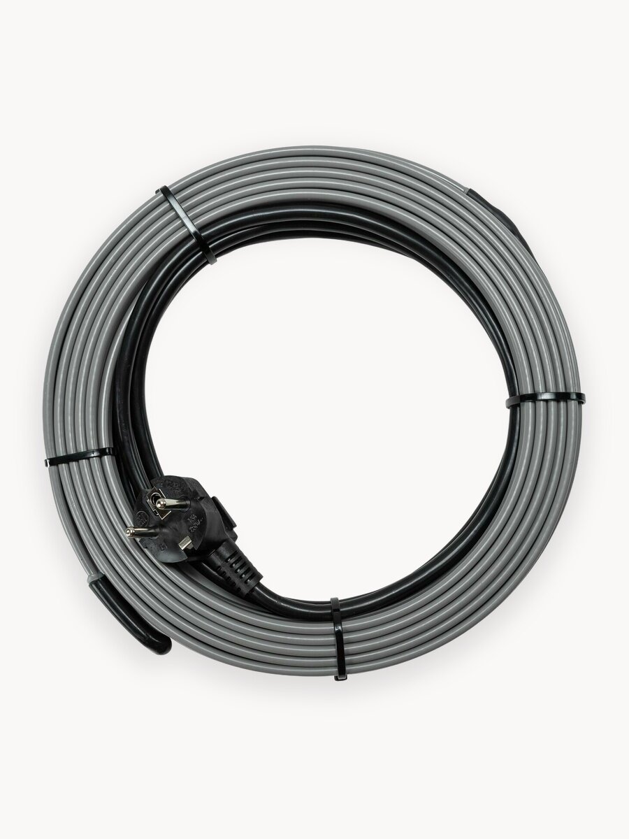 Греющий саморегулирующийся кабель на трубу DECKER - 16Вт/м (1м. комплект)