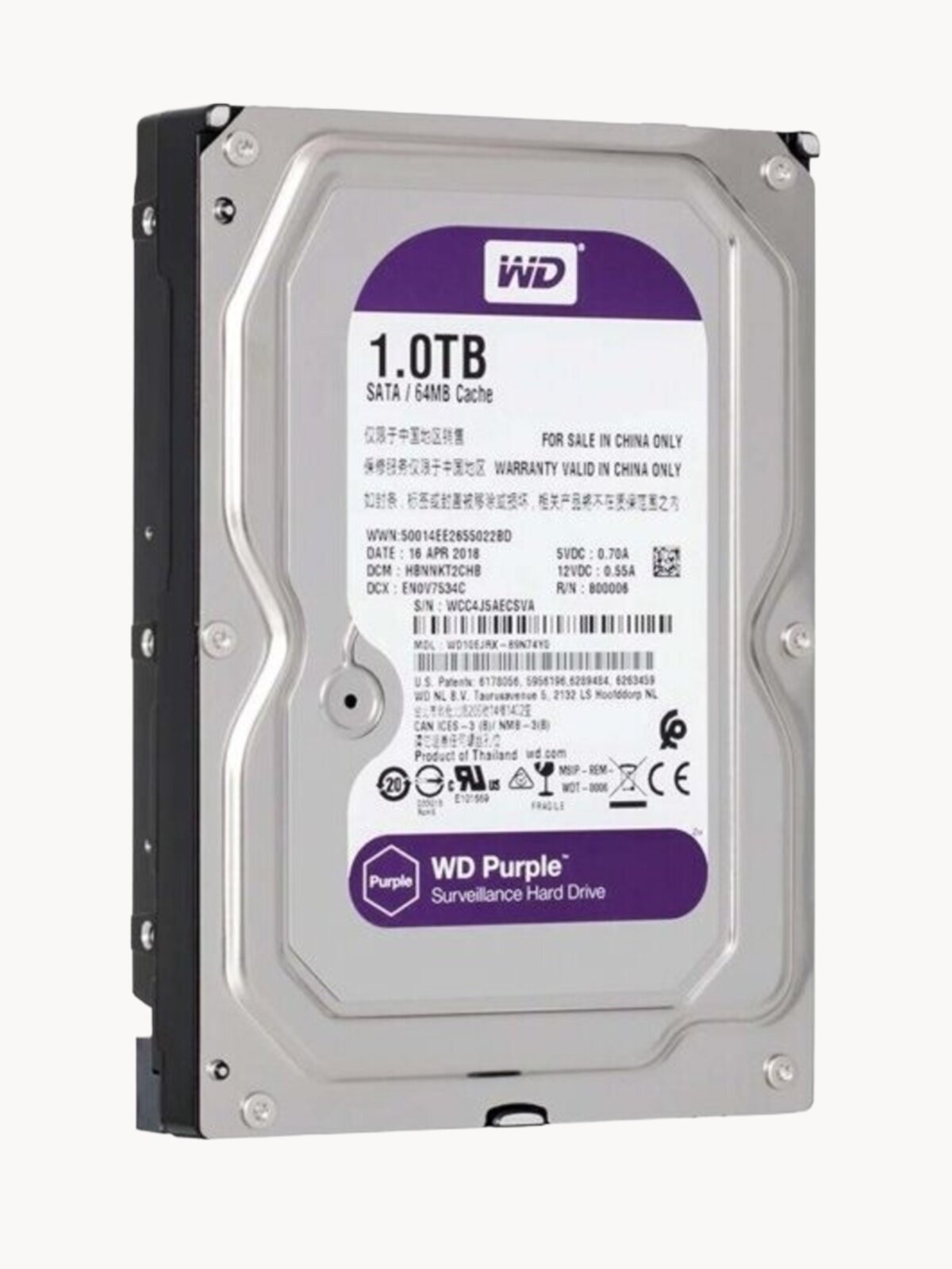 Жесткий диск Western Digital WD10EJRX 1Tb SATAIII 3.5" HDD