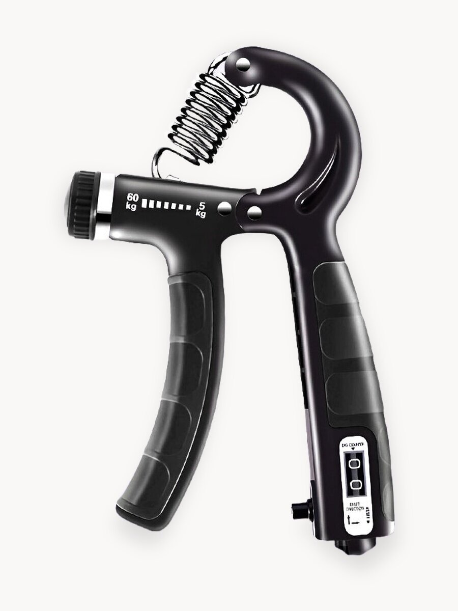 Эспандер кистевой для рук пружинный со счетчиком