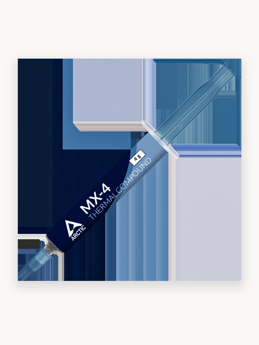 ARCTIC MX-4, 4 г. – термопаста для процессора, видеокарты, ноутбука, консоли, телефона.