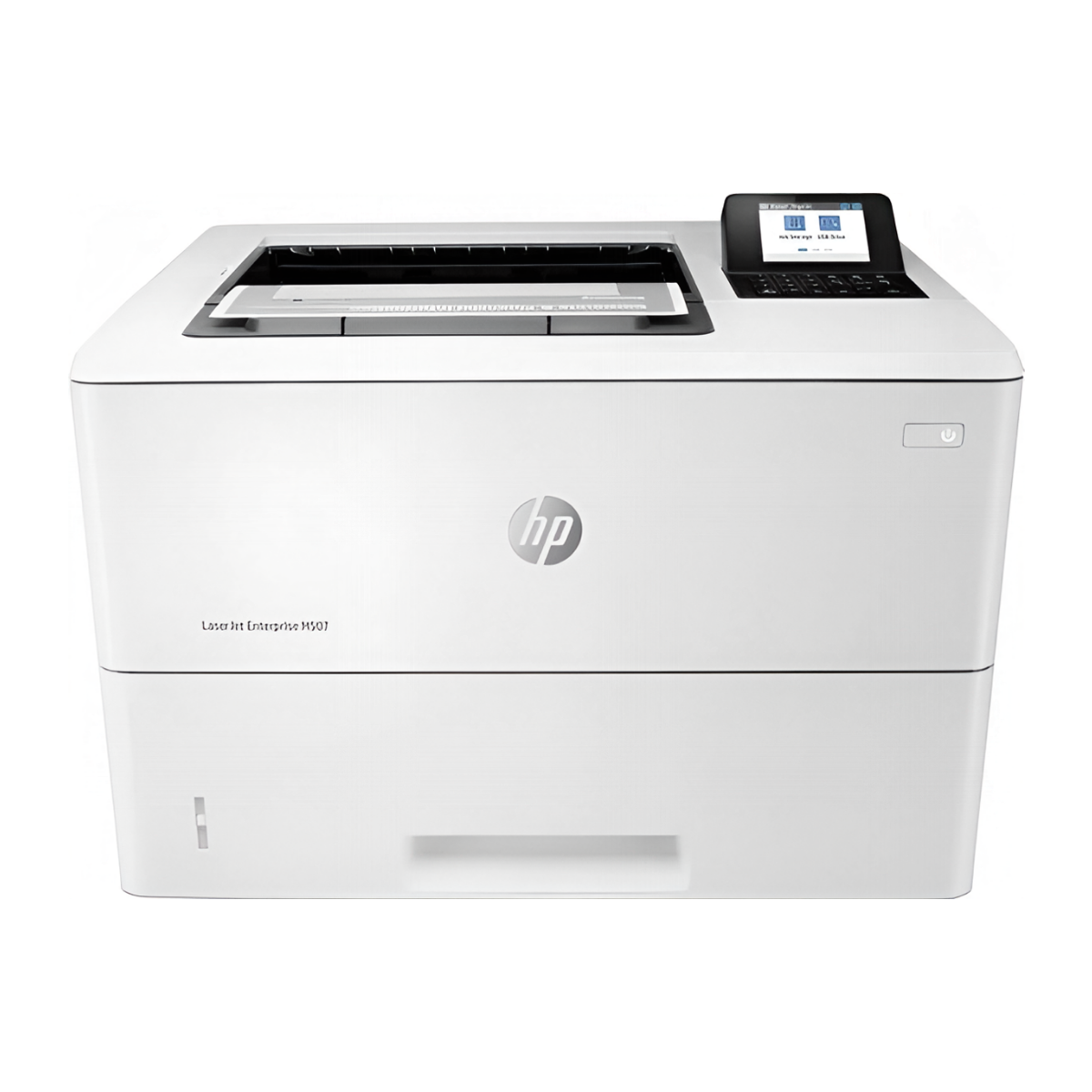 Принтер HP LaserJet Enterprise M507dn (1PV87A), белый, лазерный, А4, черно-белая печать двухсторонняя