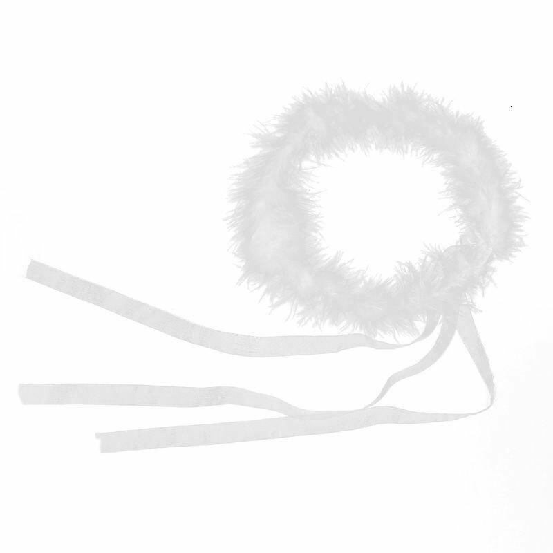 Перья для ободков для новорожденных, Белый