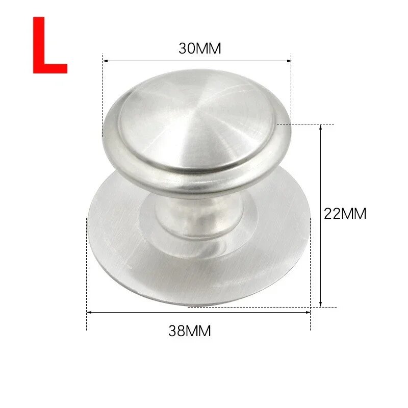 Ручки для шкафов из нержавеющей стали, Silver(L), 5 PCS