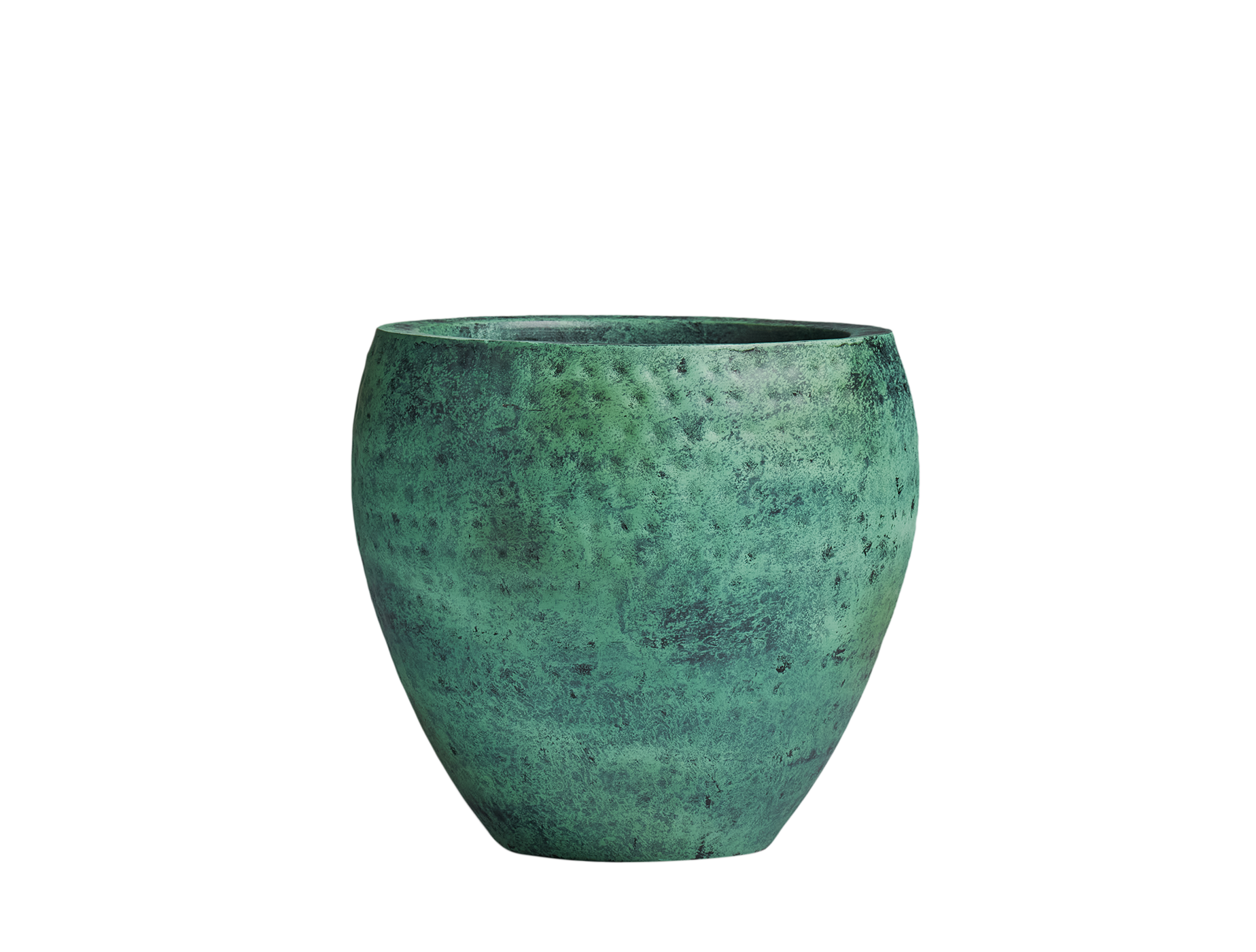 Кашпо TREEZ Effectory - Ron - Чаша Classic - Окислившаяся медь в-39 см д-39 см