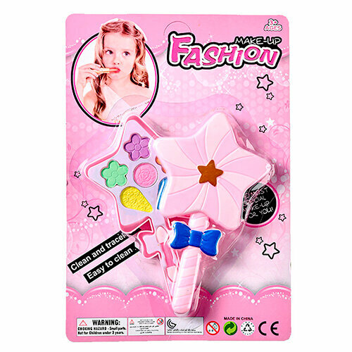 Набор детской косметики " Mazari " Леденец-2, тени для век, спонж, картонный блистер