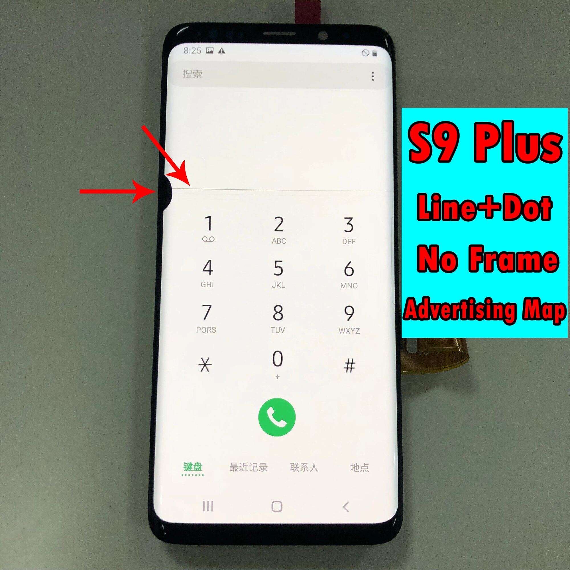 Один выбор AMOLED линейная точка для Samsung S9 + G965F G965W S9 Plus ЖК-дисплей сенсорный экран дигитайзер без рамки S9P Line Dot NF