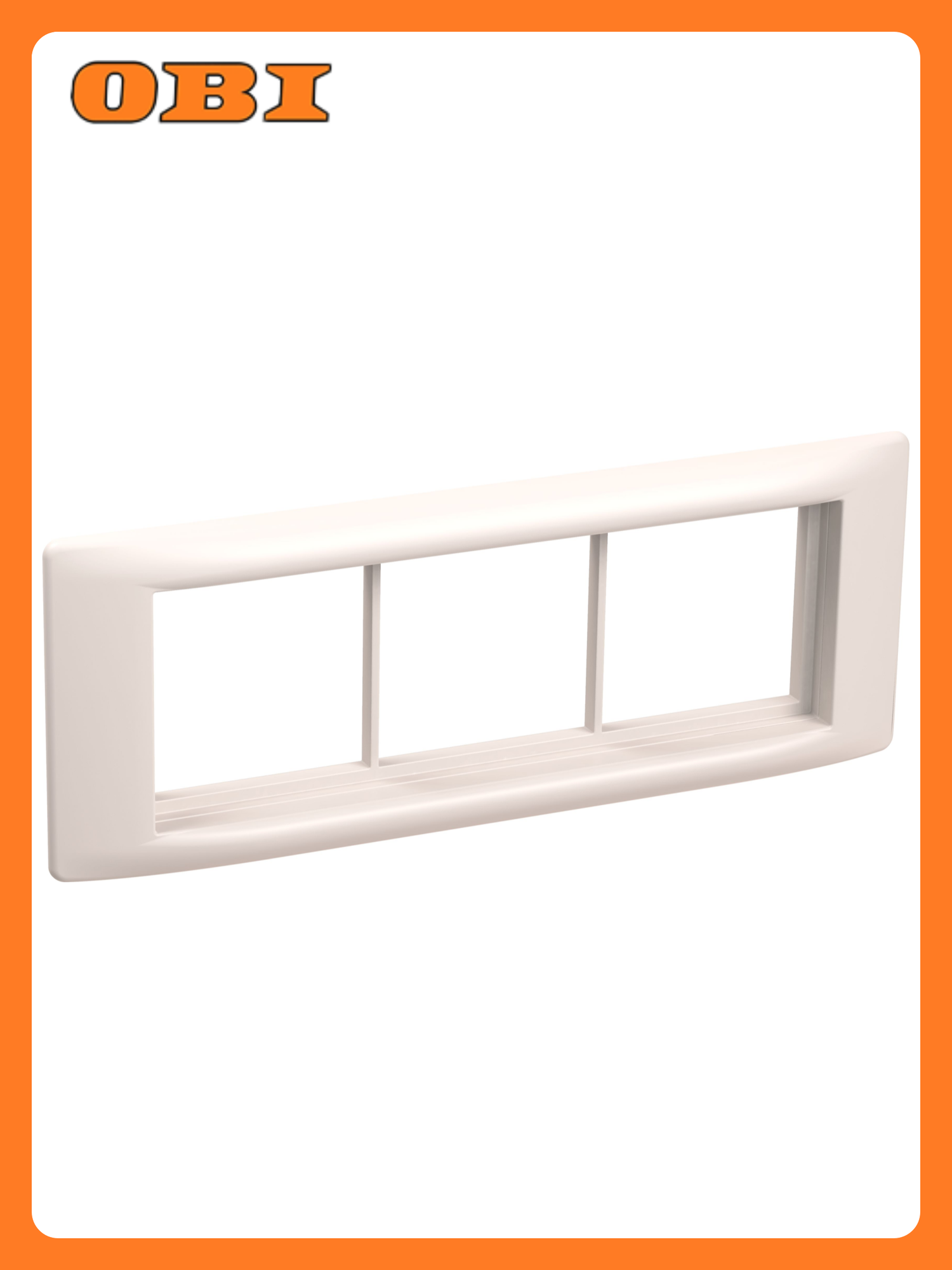 Рамка IEK праймер, для парапетных кабель-каналов, 6 модулей, IP20, белая