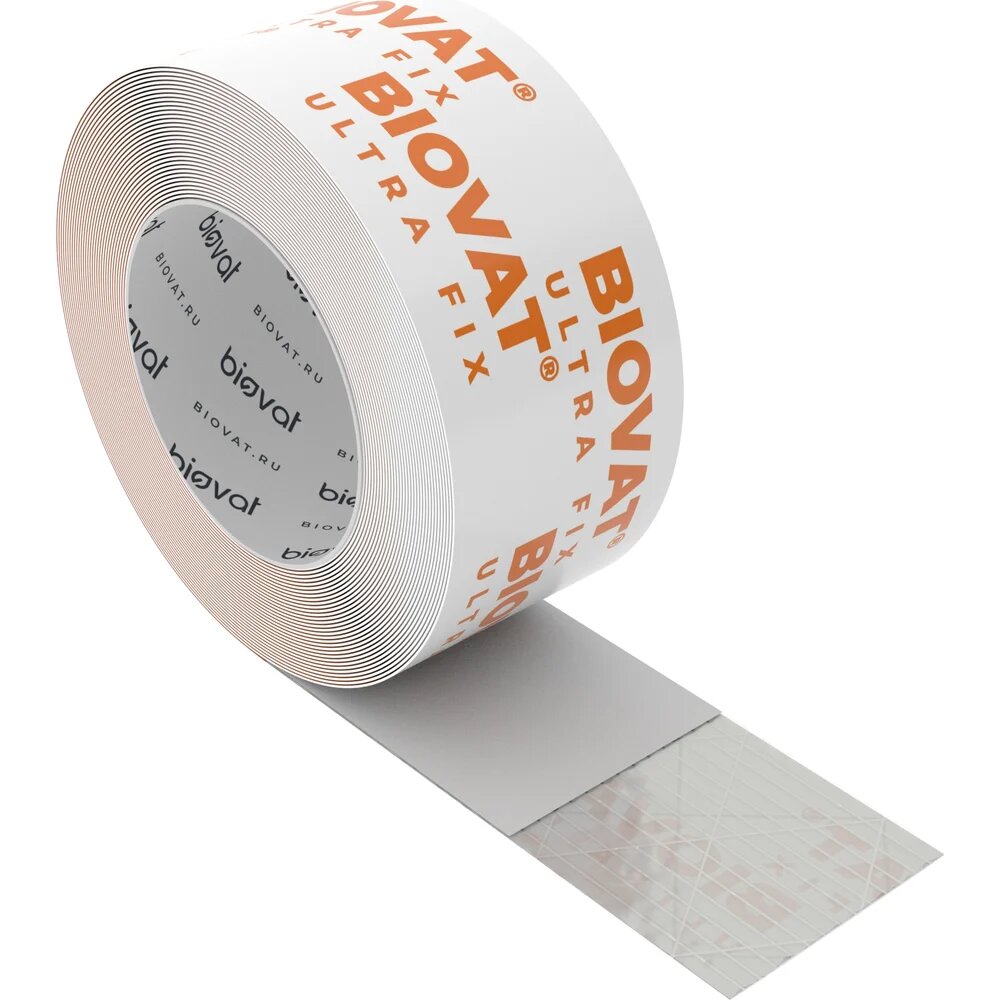 Универсальная клейкая лента, армированная BIOVAT ® ULTRA FIX 60 мм х 25 м BV011