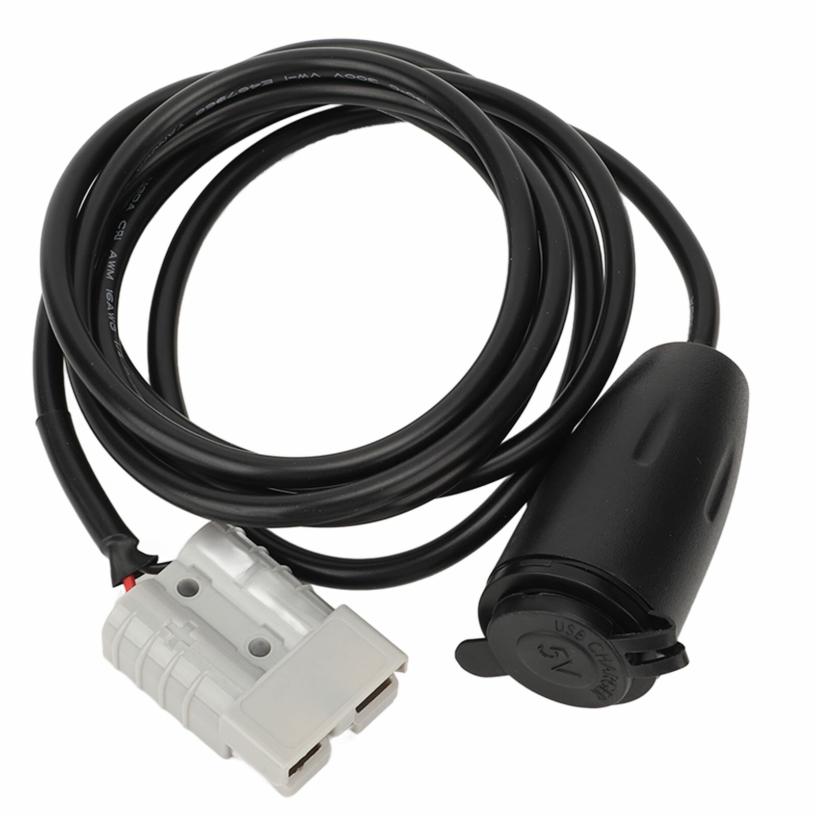 Кабель для зарядки 50А 2м с USB адаптером 16AWG