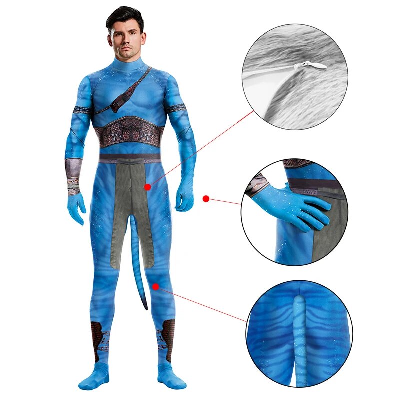 Косплей костюм Аватар из спандекса COLOR COSPLAYER XL, adult-1042
