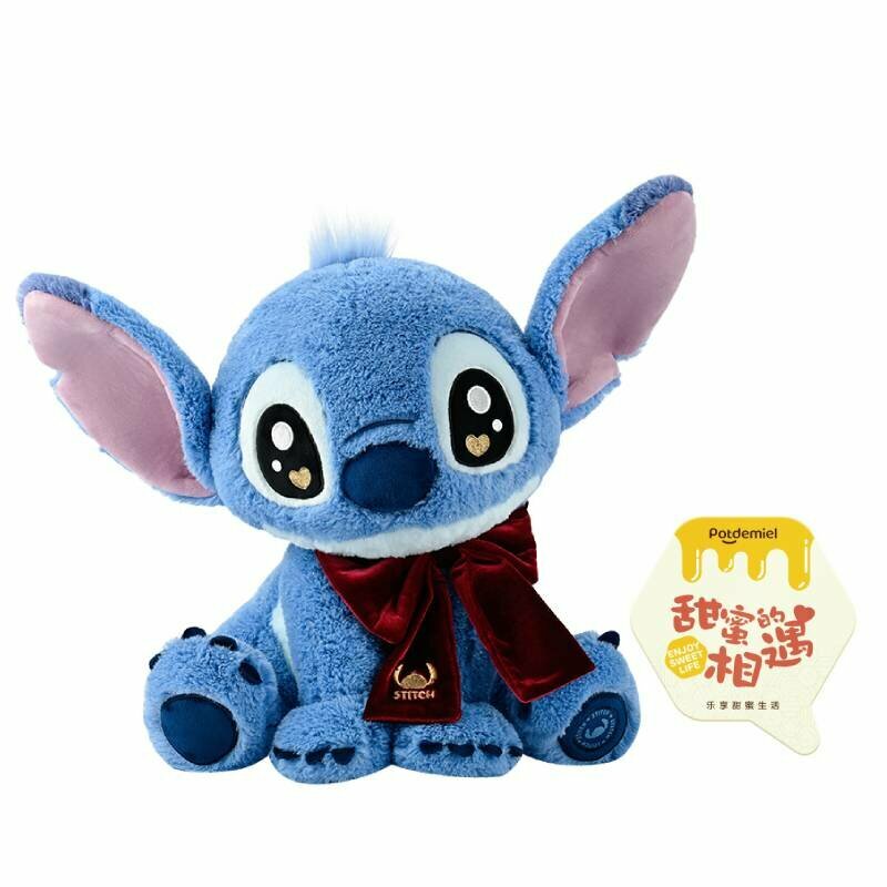 POTDEMIEL X Disney Lilo Stitch Любовь Большая Синяя Кукла Подвеска Мягкая Игрушка 11см 25см 35см Длина Тела