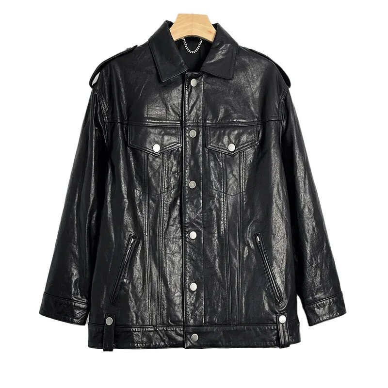 Куртка кожаная