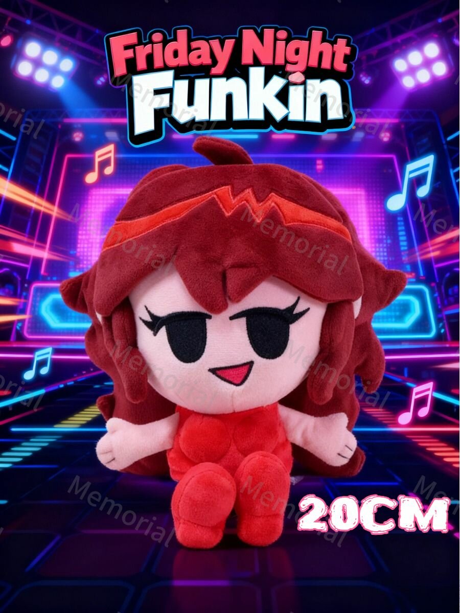 Мягкая игрушка Girlfriend из Friday Night Funkin (FNF)